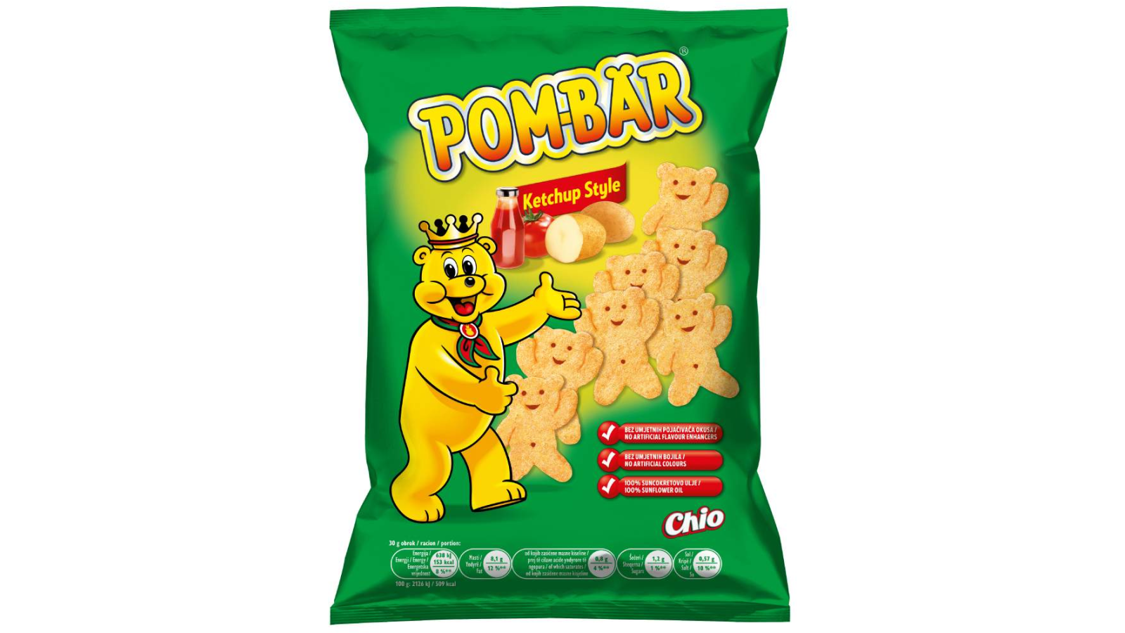 Flips CHIO Pom-bar ketchup 50g - Cenoteka