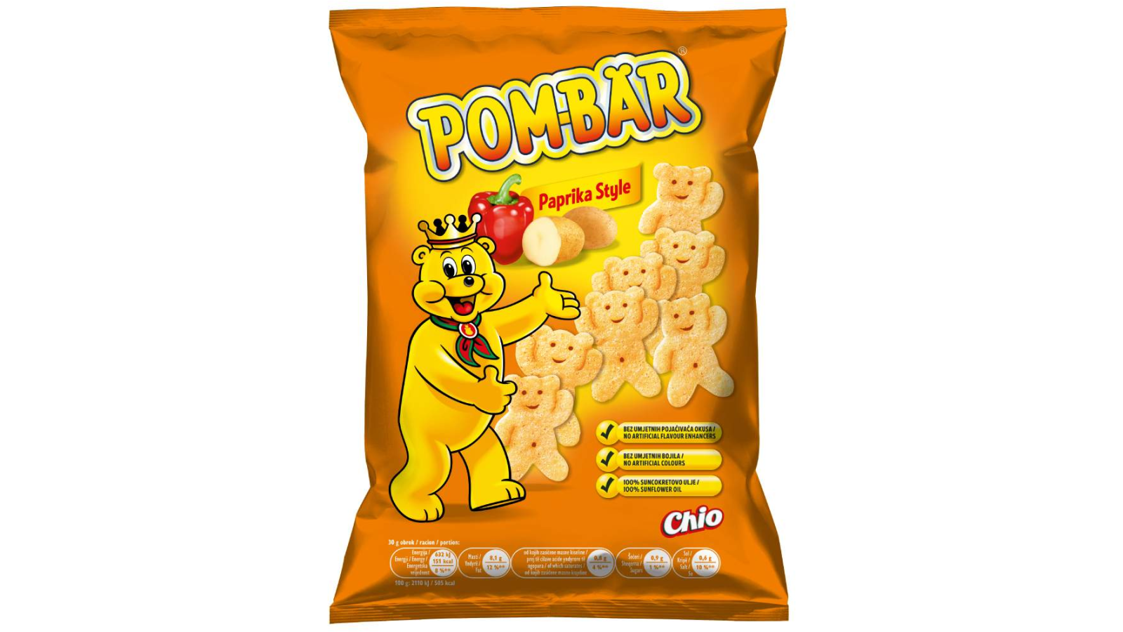 Flips CHIO Pom-bar paprika style 50g - Cene i Akcije