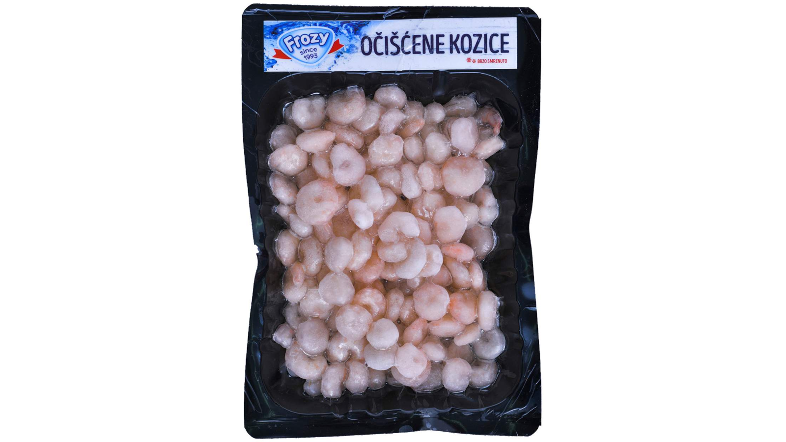 FROZY Kozice očišćene 350g - Cenoteka