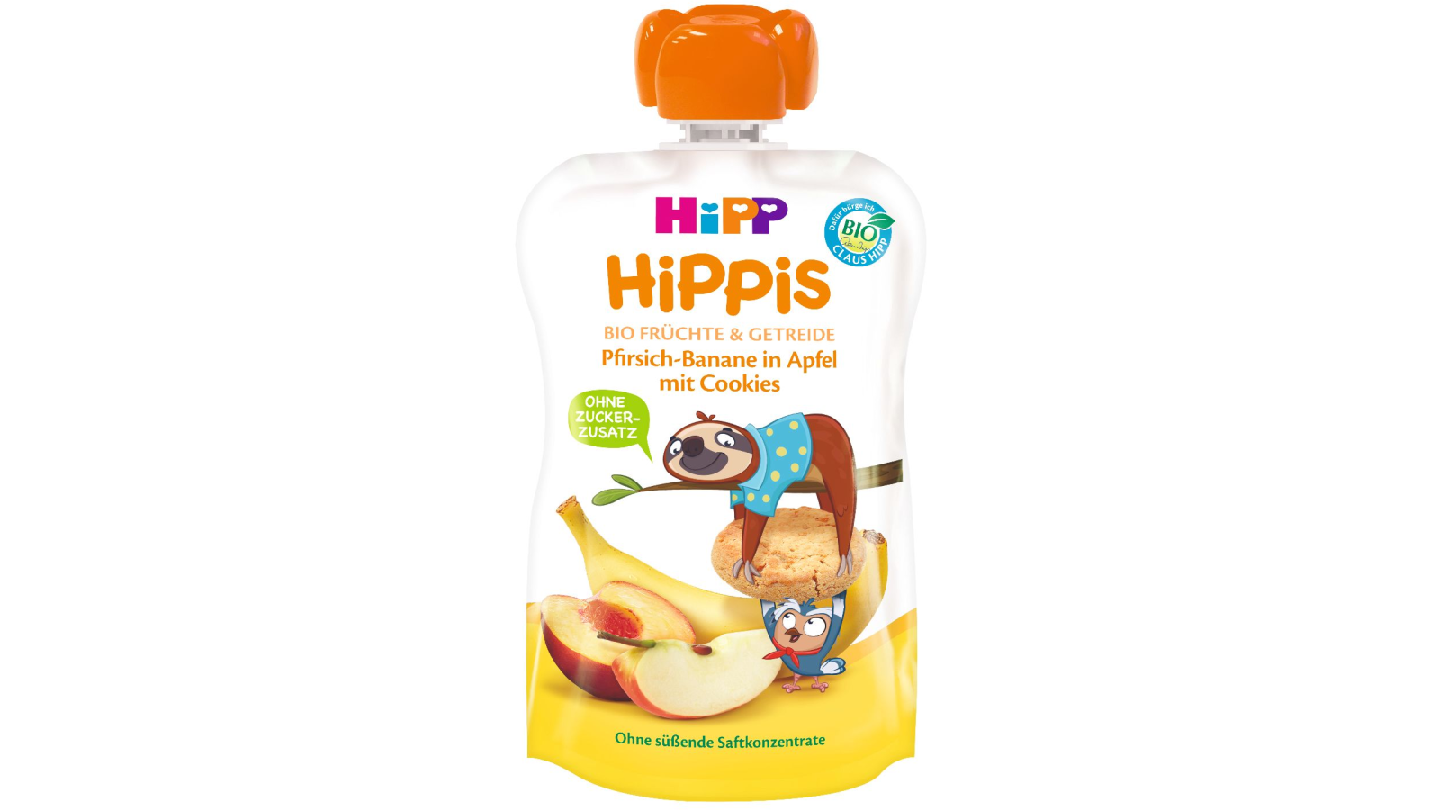 HIPP Hippis kašica jabuka banana breskva keks 100g - Cenoteka
