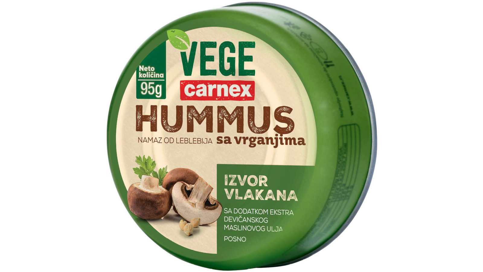 CARNEX Humus sa vrganjima 95g - Cenoteka