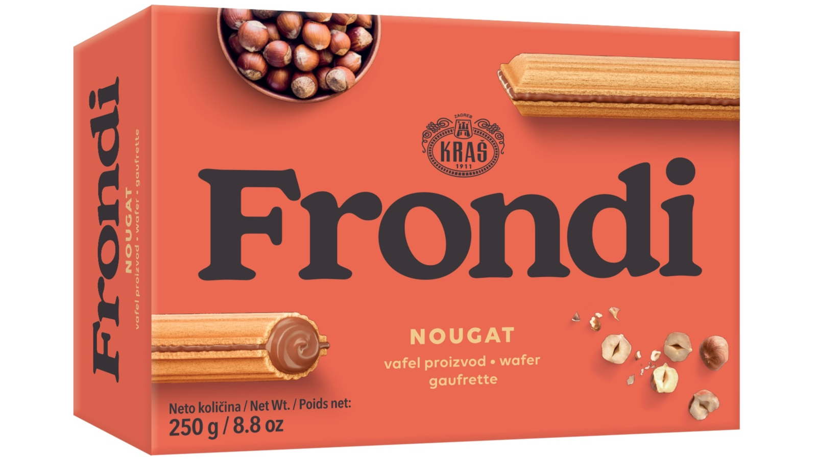 KRAŠ valf Frondi Nougat 250g - Cenoteka