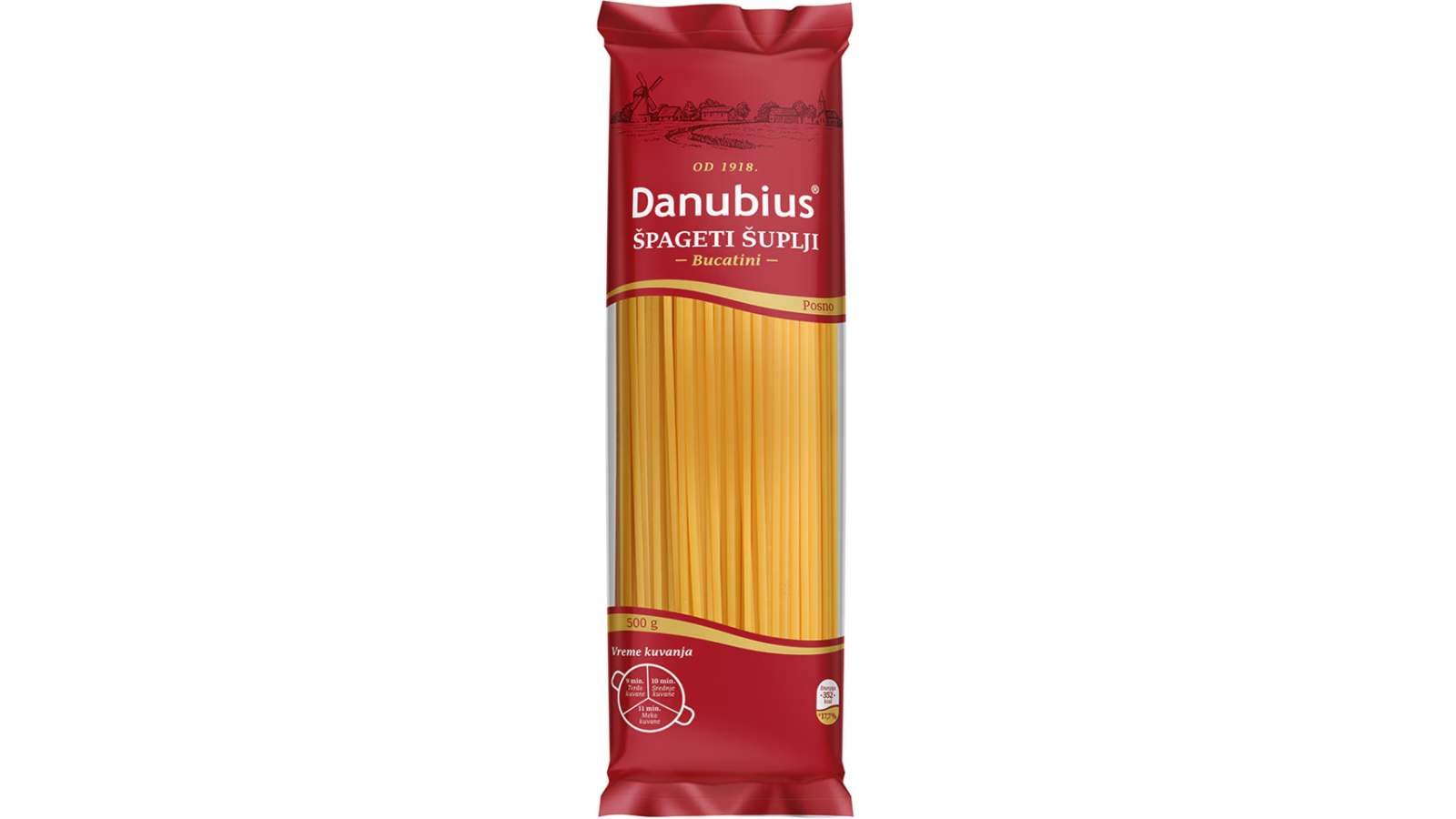 Testenine DANUBIUS Špagete šuplje 500g - Cene i Akcije
