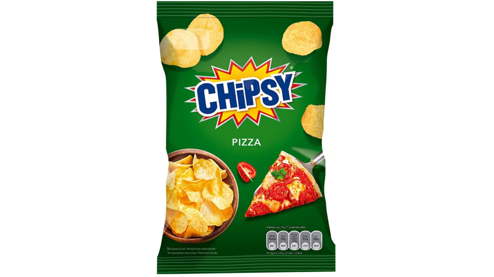 Čips CHIPSY pizza 60g - Cenoteka