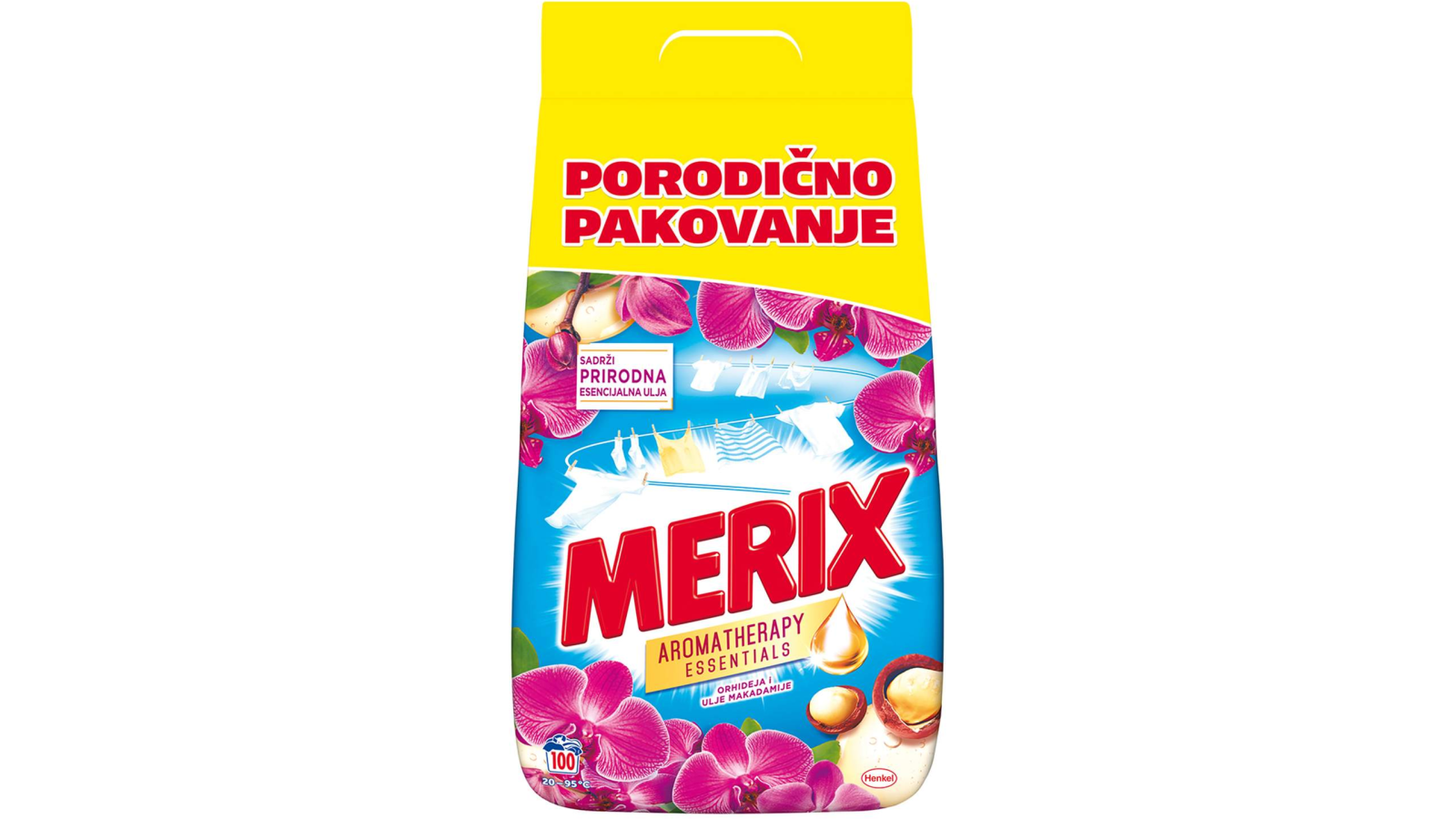 MERIX Orhideja i ulje makadamije deterdžent za veš 100 pranja (9kg ...