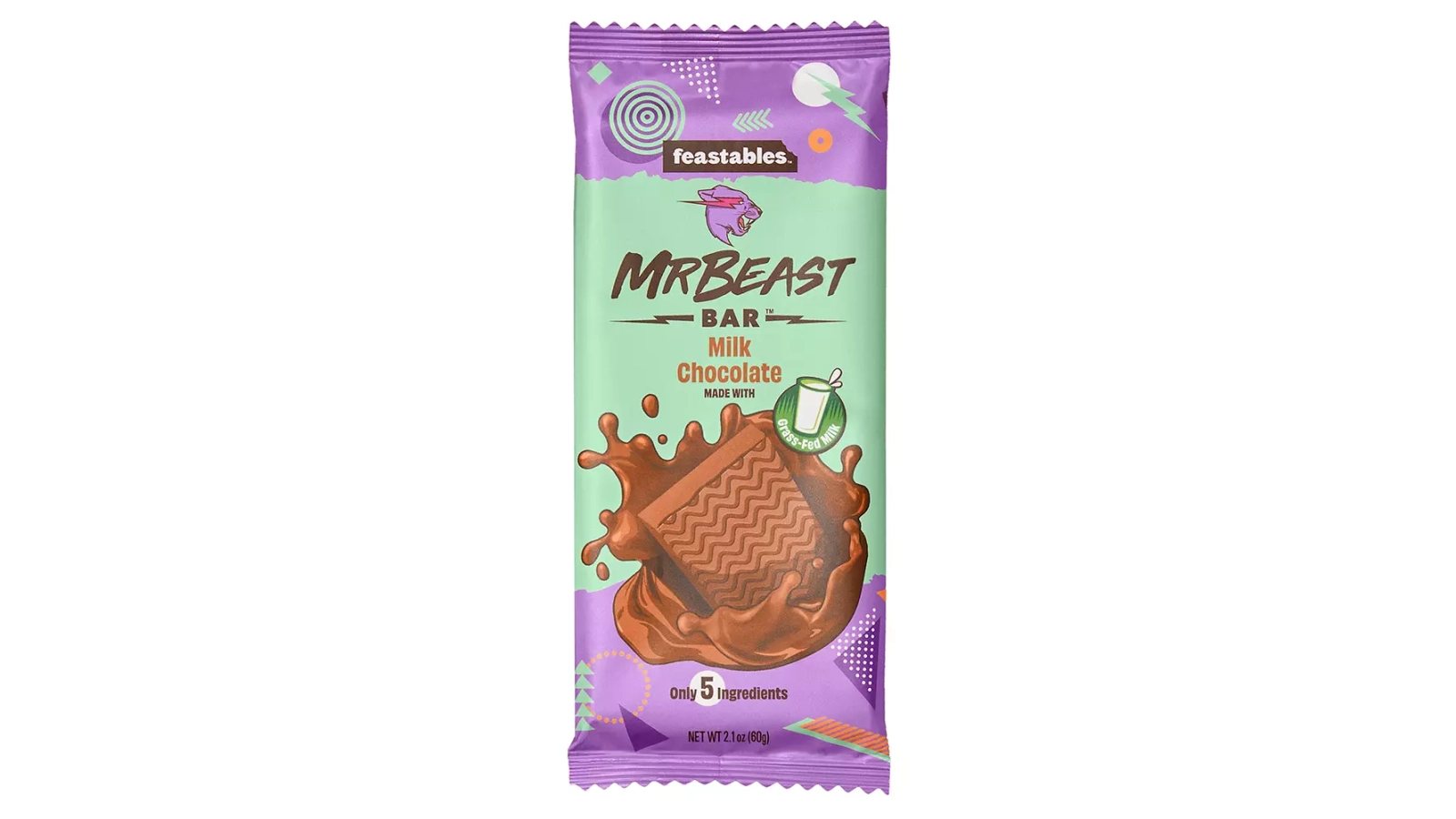MR BEAST Milk Chocolate čokoladni bar 60g - Cenoteka