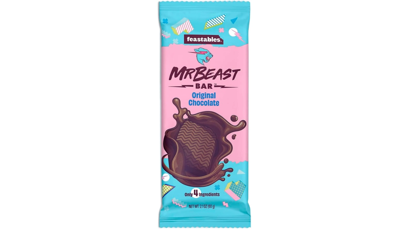 MR BEAST Original Chocolate čokoladni bar 60g - Cenoteka