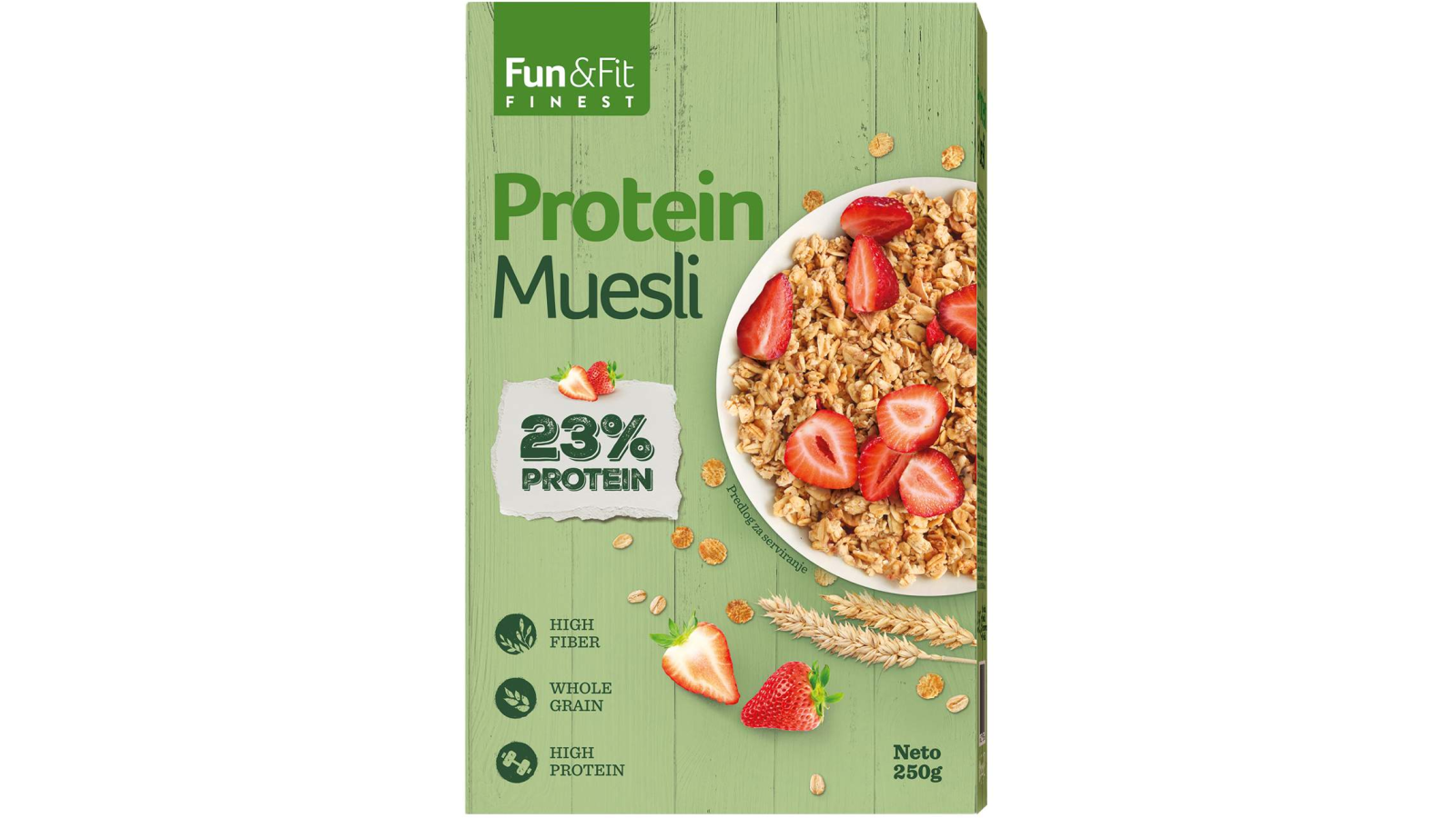 Musli FUN&FIT Protein 250g - Cenoteka