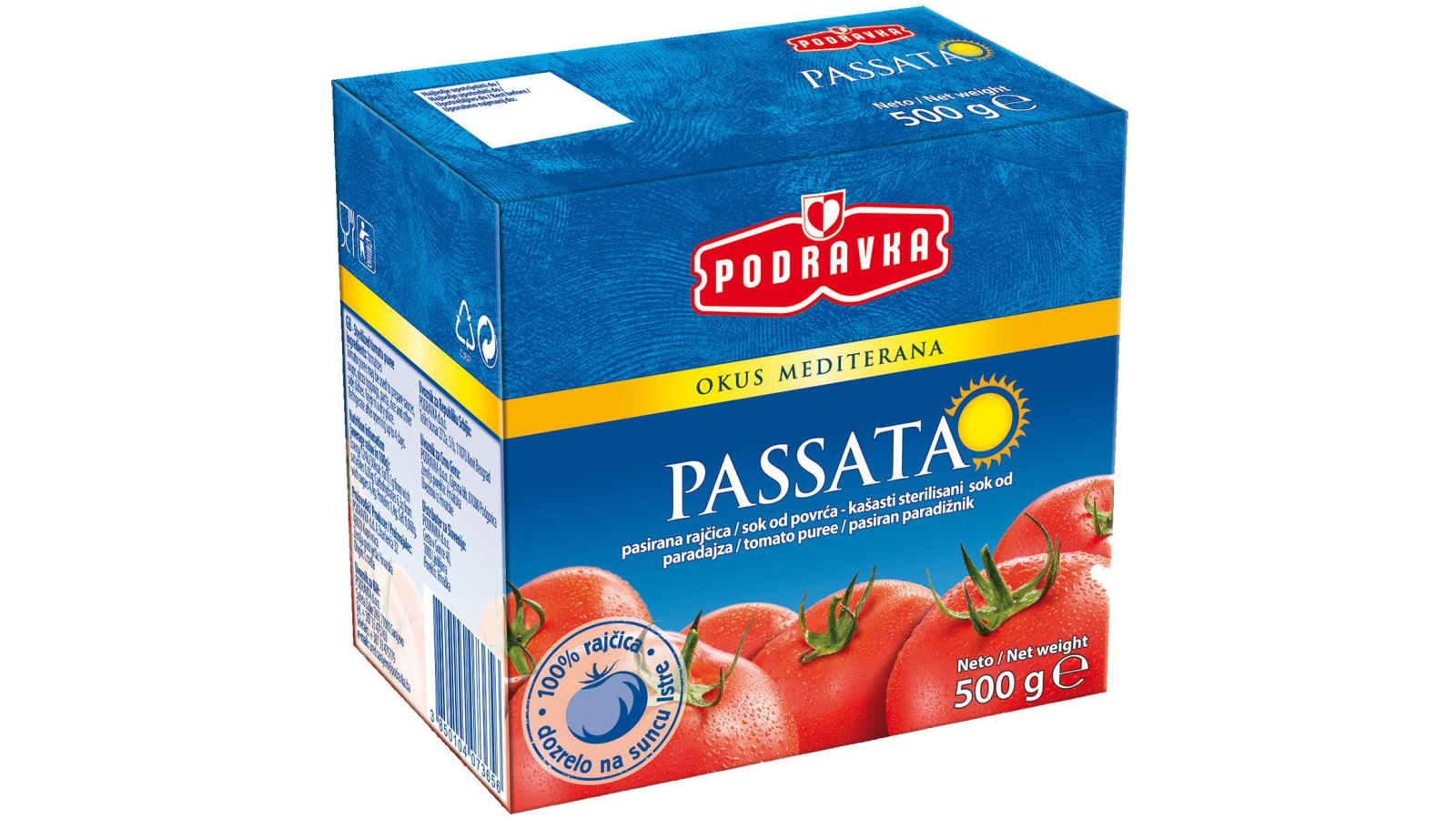 Paradajz sok PODRAVKA Pasirani 500g - Cenoteka