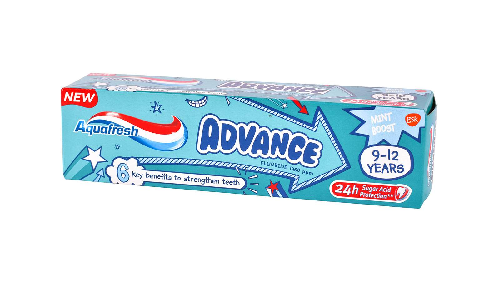 AQUAFRESH Advance dečija pasta za zube 9-12 godina 75ml - Cenoteka