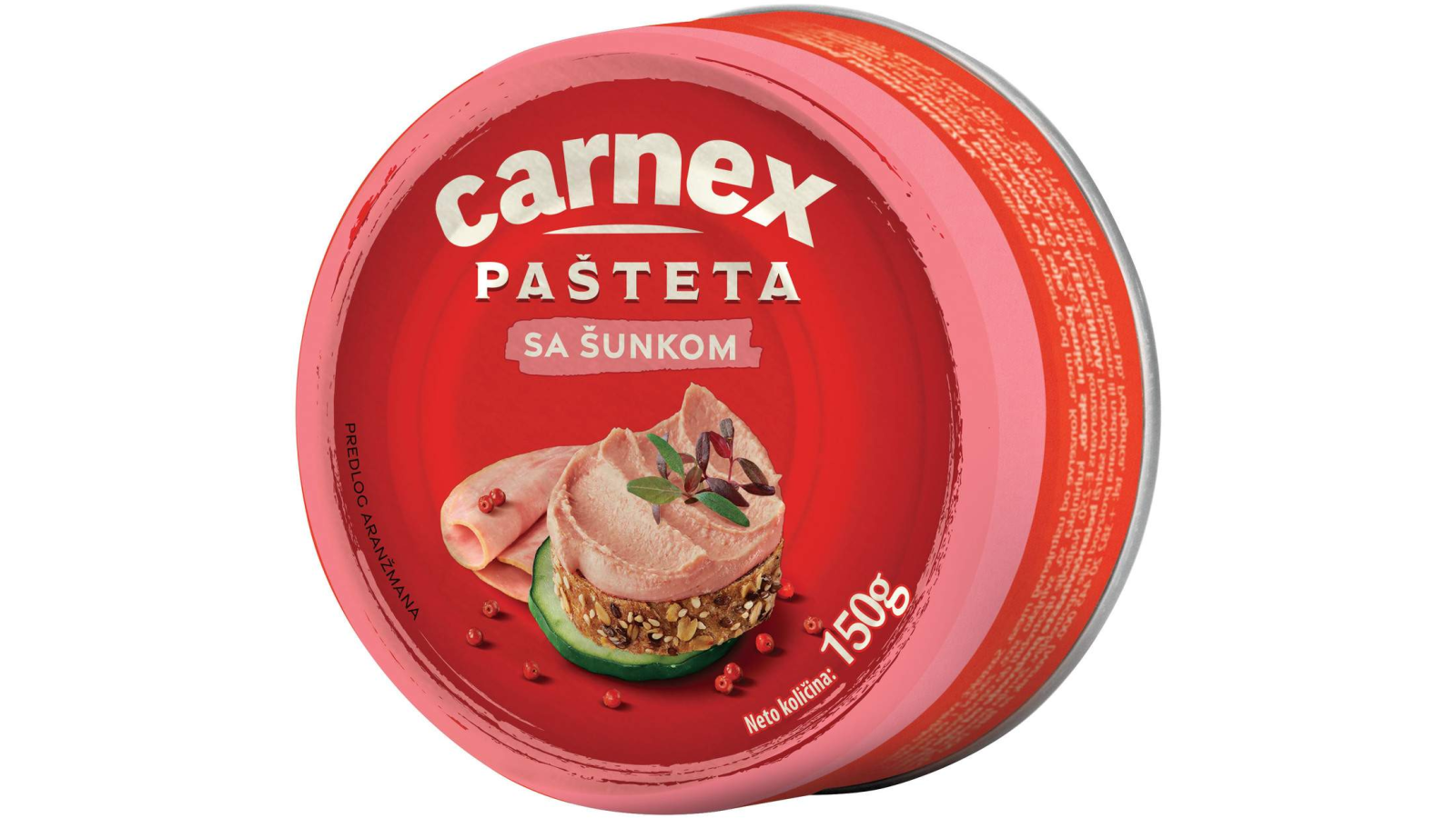Pašteta sa šunkom CARNEX limenka 150g - Cenoteka