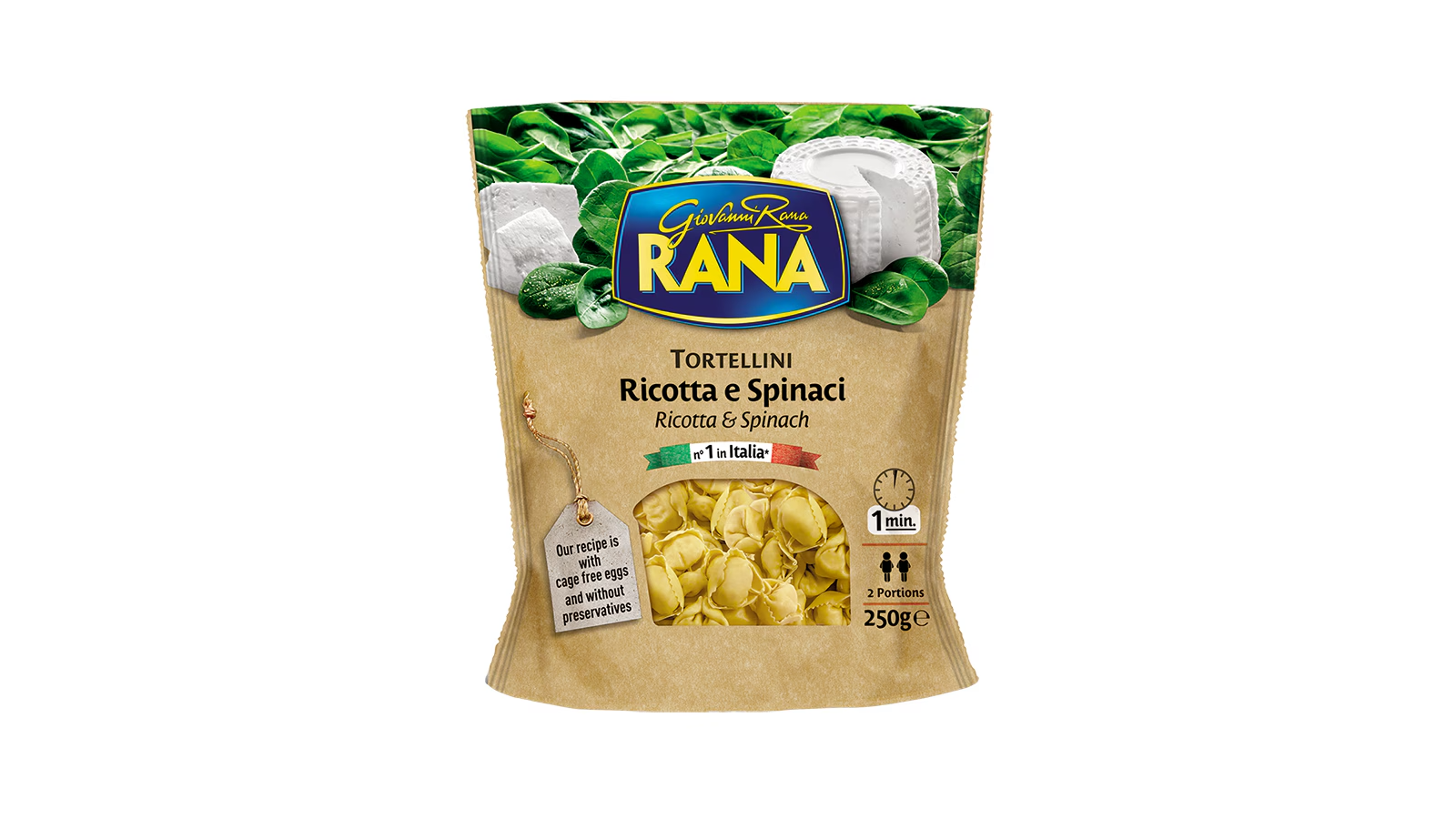 RANA Tortellini rikota spanać 250g - Cenoteka