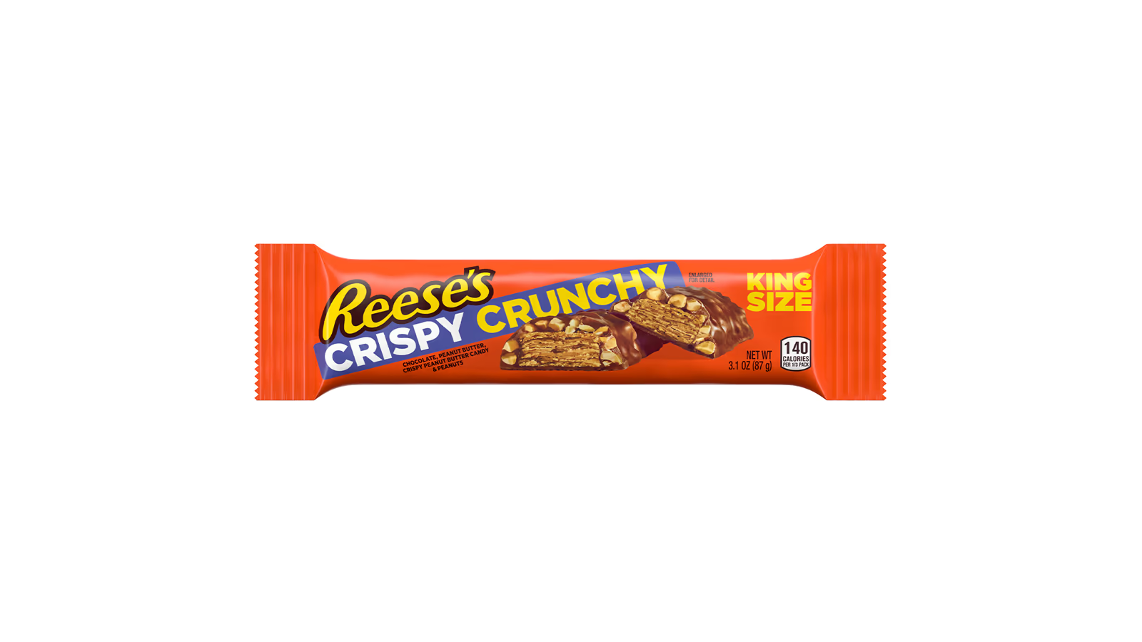 REESE'S crispy crunchy king size bar 87g - Cenoteka