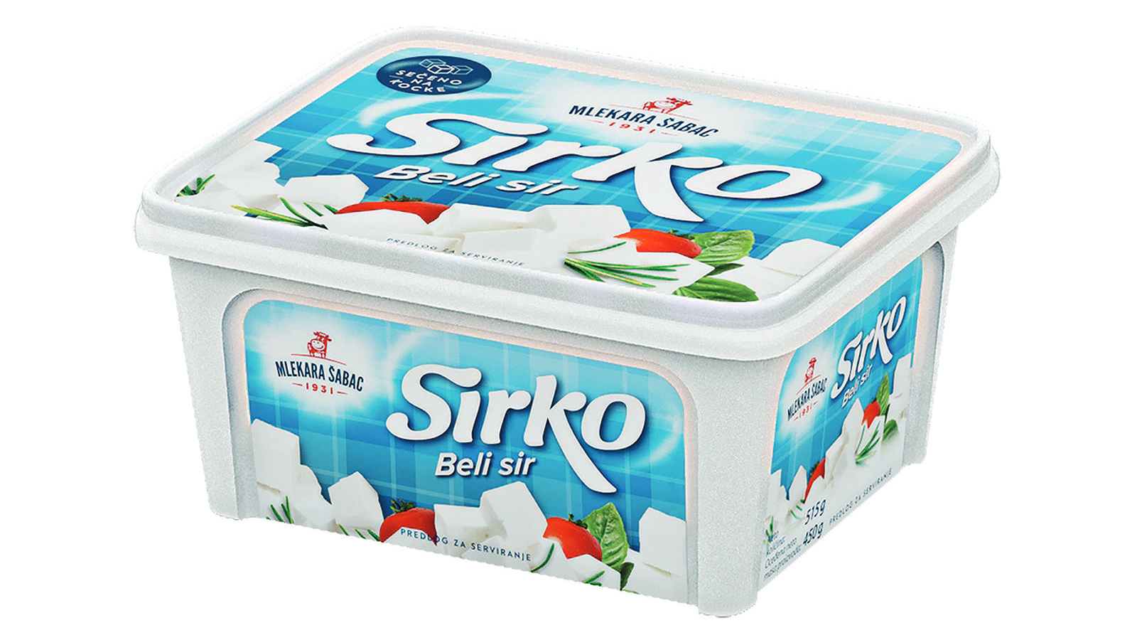 Sir beli MLEKARA ŠABAC Sirko 35% mm 450g - Cenoteka