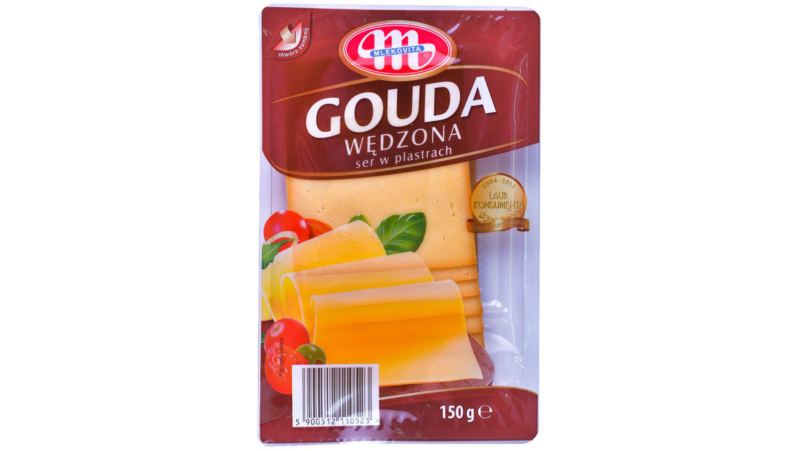 MLEKOVITA sir gauda dimljeni slajs 150g - Cenoteka