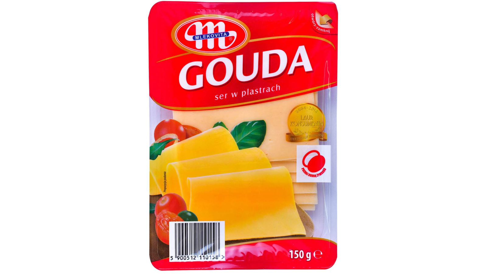 MLEKOVITA sir gauda slajs 150g - Cenoteka