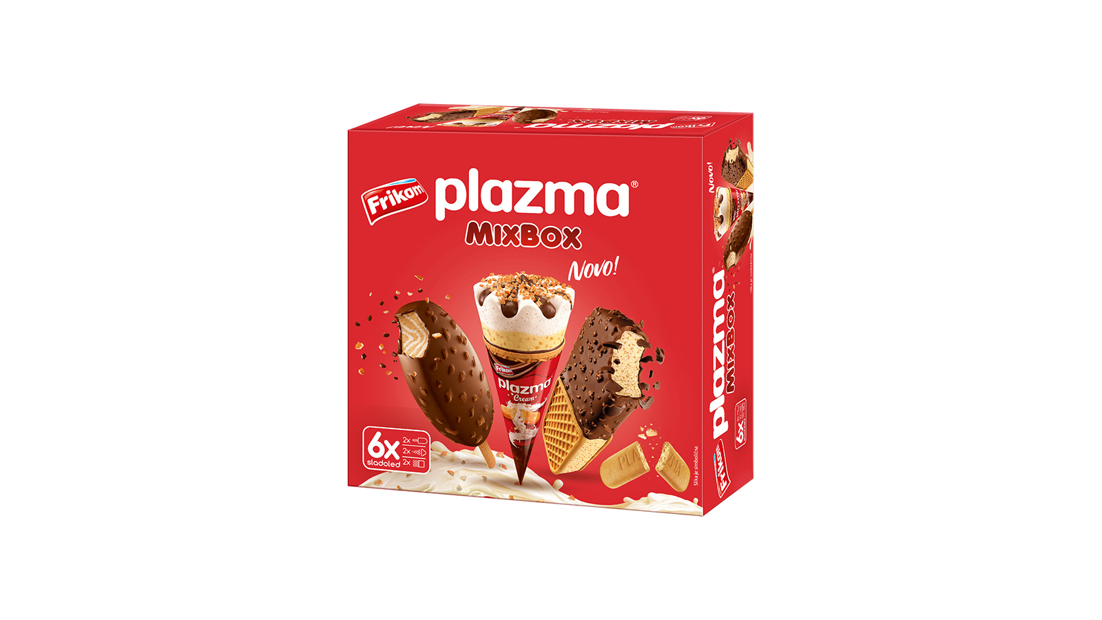 Sladoled FRIKOM Plazma mixbox 6kom - Cenoteka