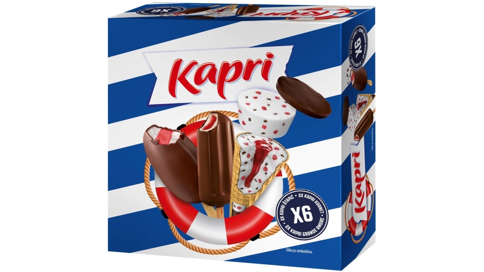 Sladoled KAPRI mixbox 6x100ml - Cene i Akcije
