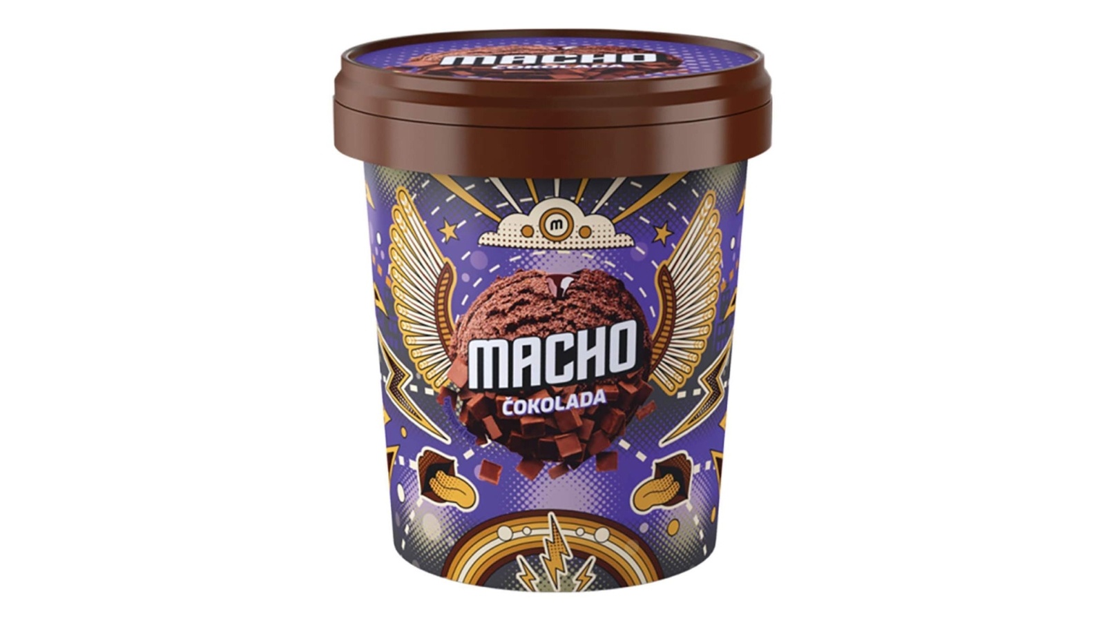 Sladoled MACHO čokolada čaša 370ml - Cenoteka