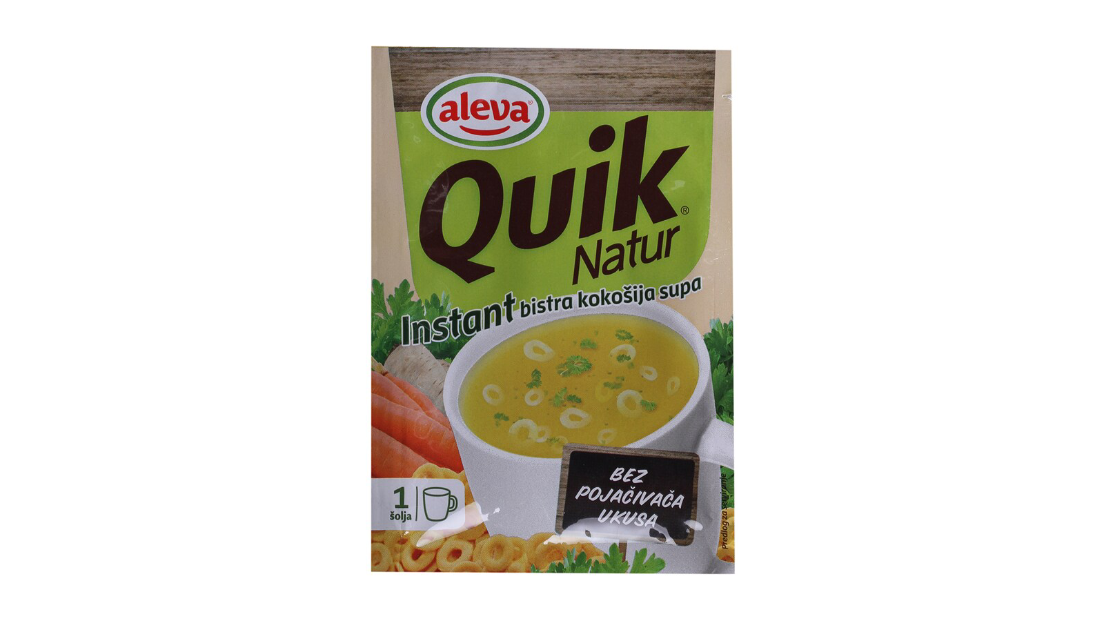 Instant supa QUIK Aleva natur kokošija bistra 15g - Cenoteka
