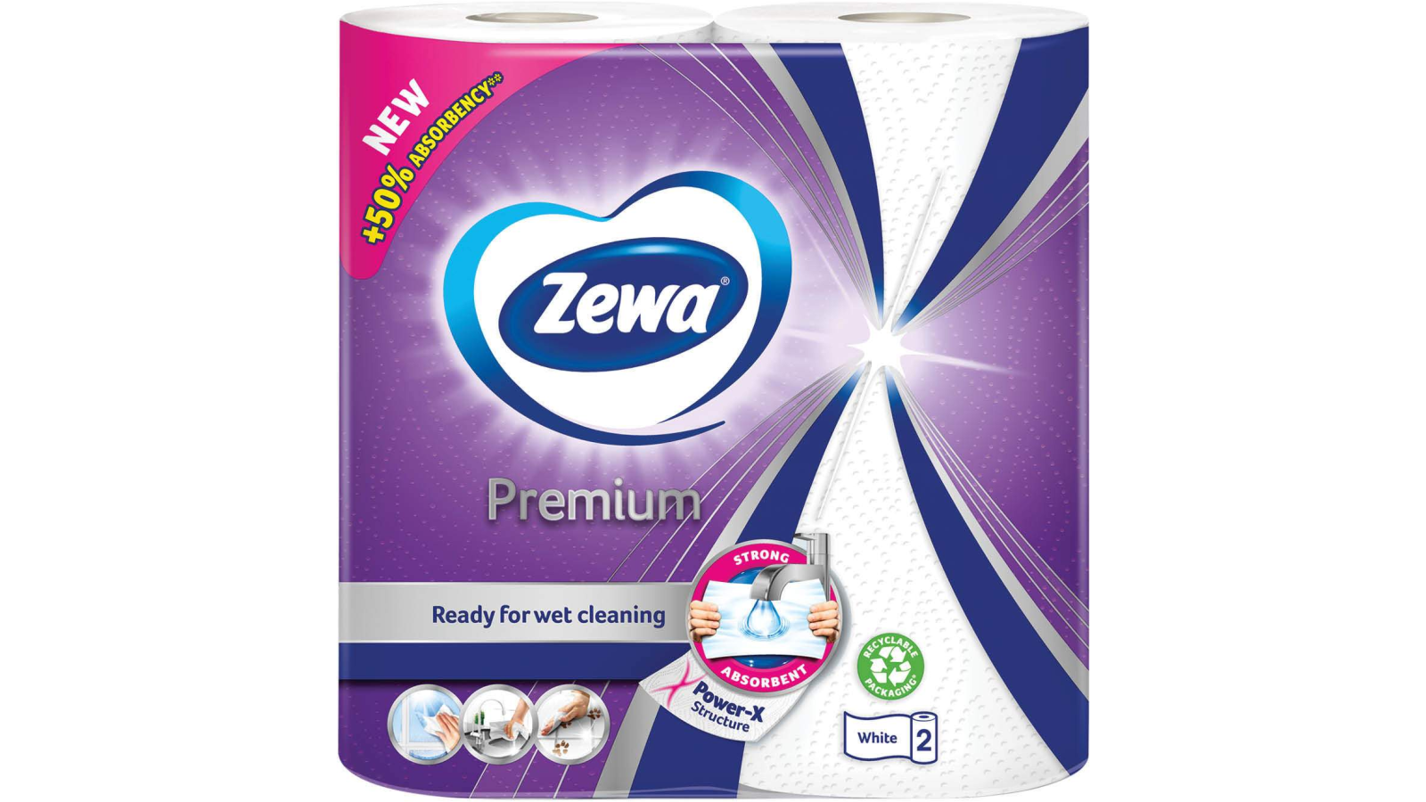 Ubrus ZEWA Premium standard 2sloja 2kom - Cenoteka