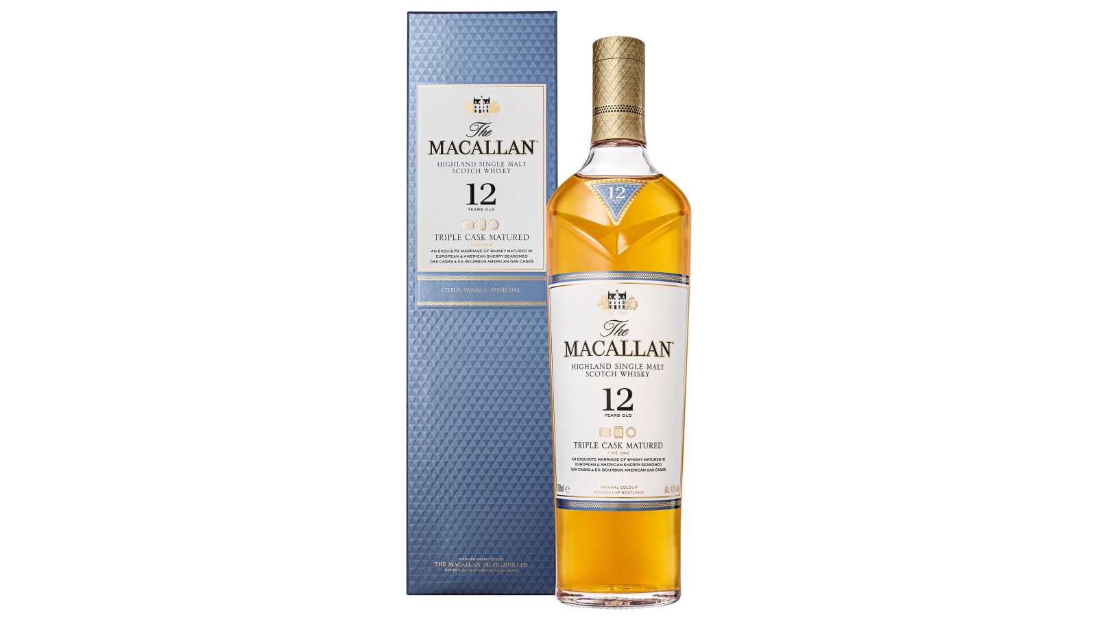 Viski MACALLAN 12 y.o triple cask 0,7l - Cenoteka