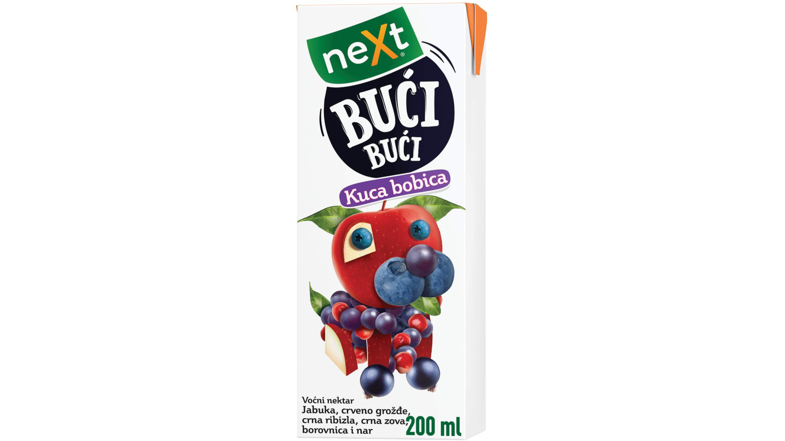 Voćni sok NEXT Bući bući kuca bobica 200ml - Cene i Akcije