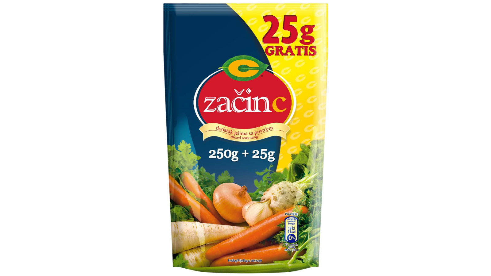 Začin C 250g + 25g gratis - Cenoteka