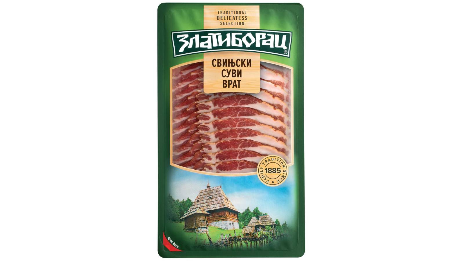 ZLATIBORAC Svinjski suvi vrat slajs 100g - Cenoteka