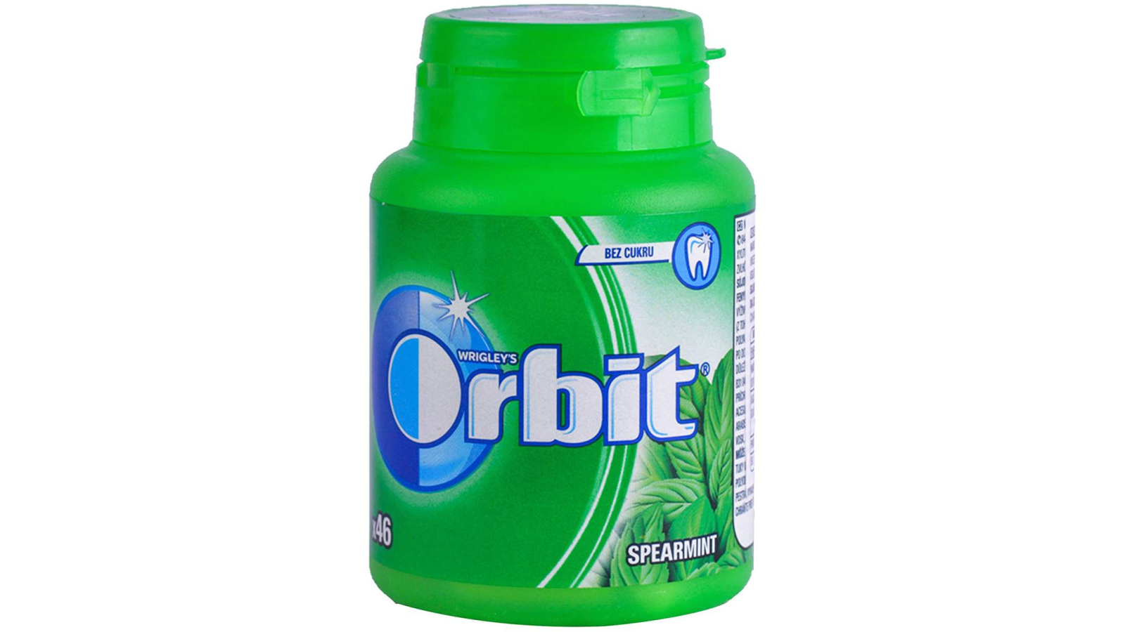 Žvake ORBIT Spearmint bottle 64g - Cenoteka