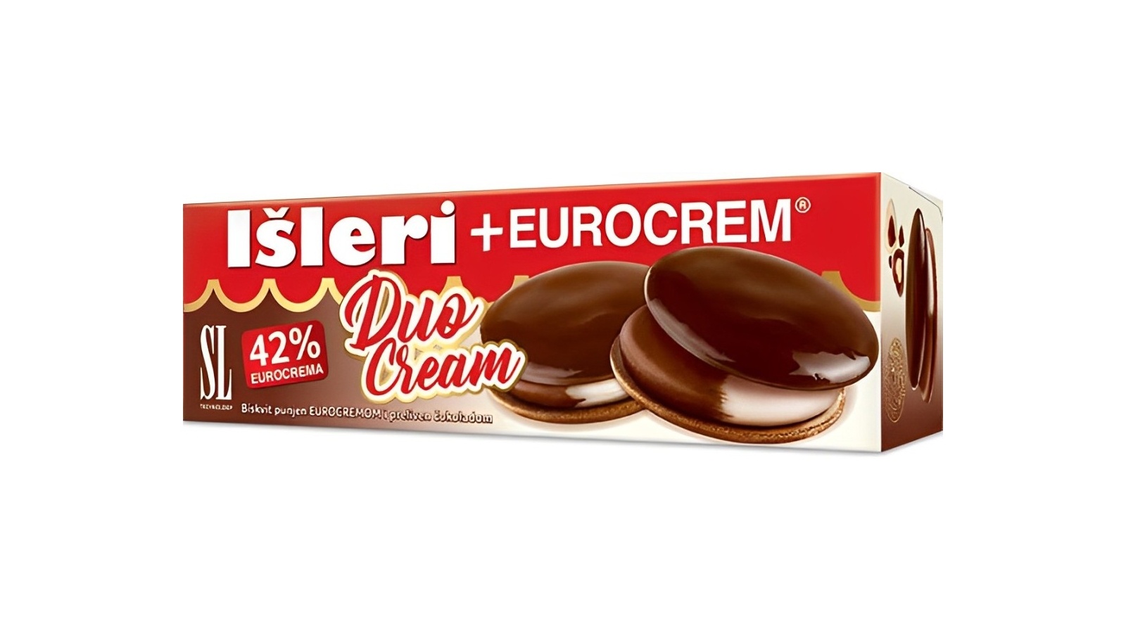 Biskvit SWISSLION Išleri duo cream 125g - Cenoteka