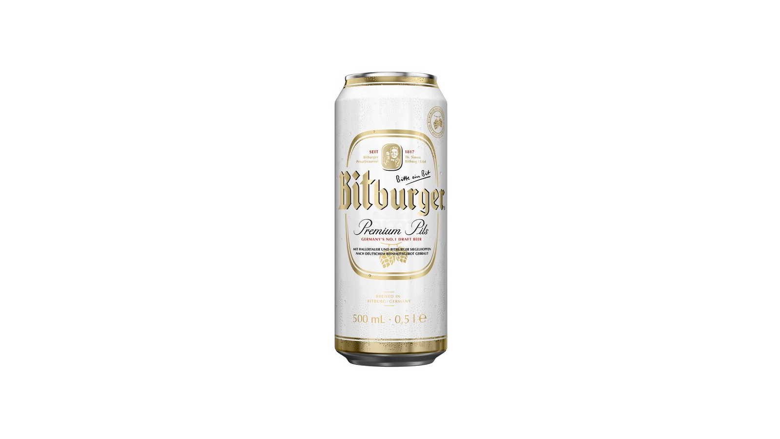 Pivo BITBURGER pilsner 0,5l - Cenoteka