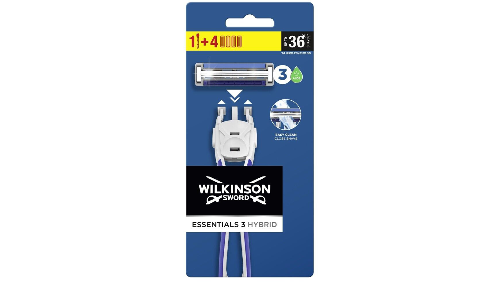 Brijač WILKINSON essentials 3 hybrid 1kom + 4 patrone - Cenoteka