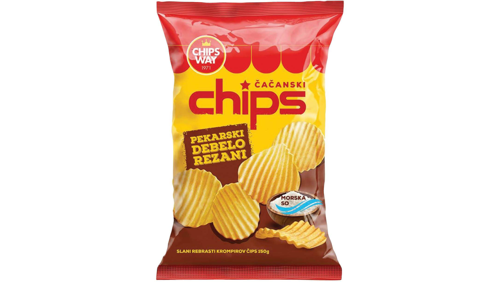 CHIPS WAY čips pekarski 150g - Cenoteka