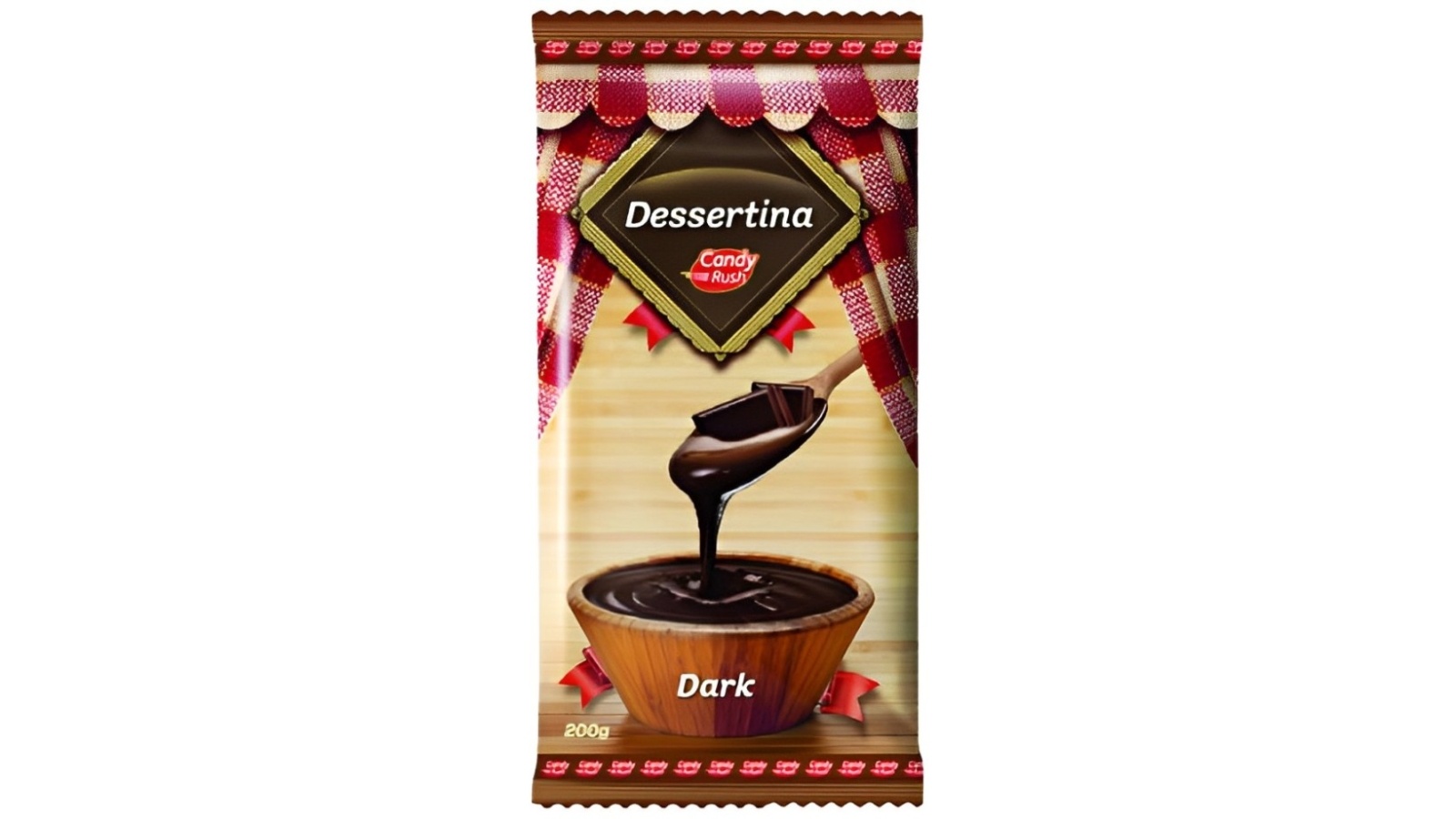 Čokolada za kuvanje CANDY RUSH Dessertina dark 200g - Cenoteka