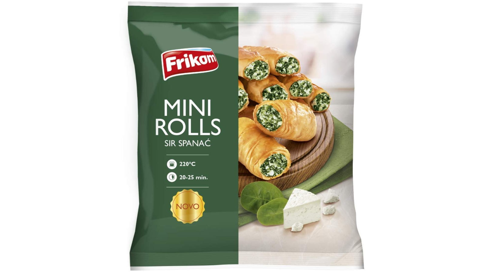 FRIKOM mini rolls sir spanać 500g - Cenoteka