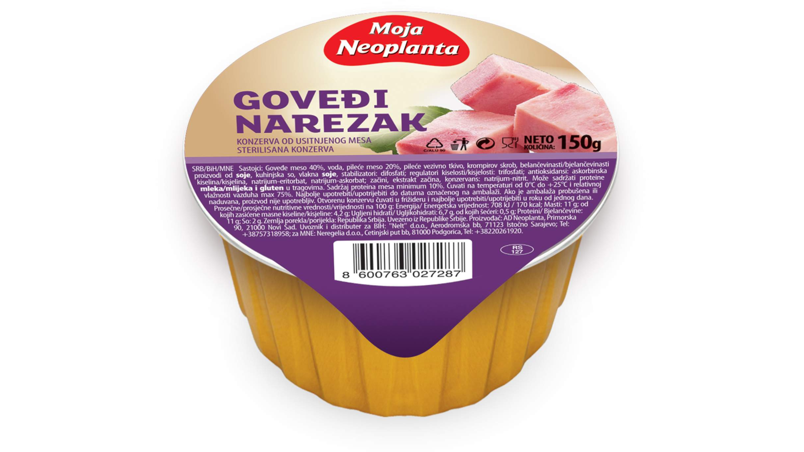 NEOPLANTA goveđi narezak 150g - Cenoteka