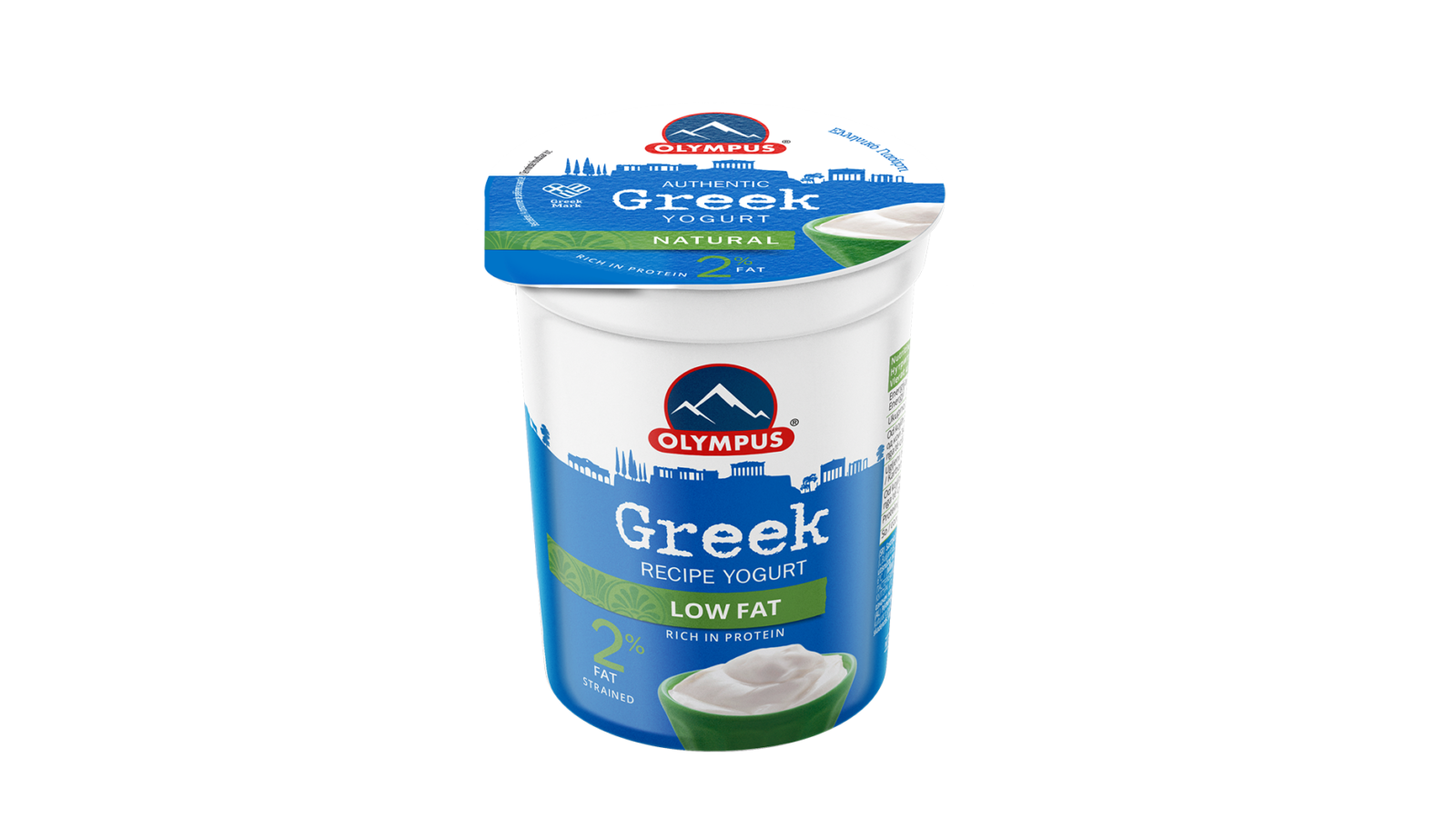Grčki jogurt OLYMPUS 2%mm 350g - Cenoteka
