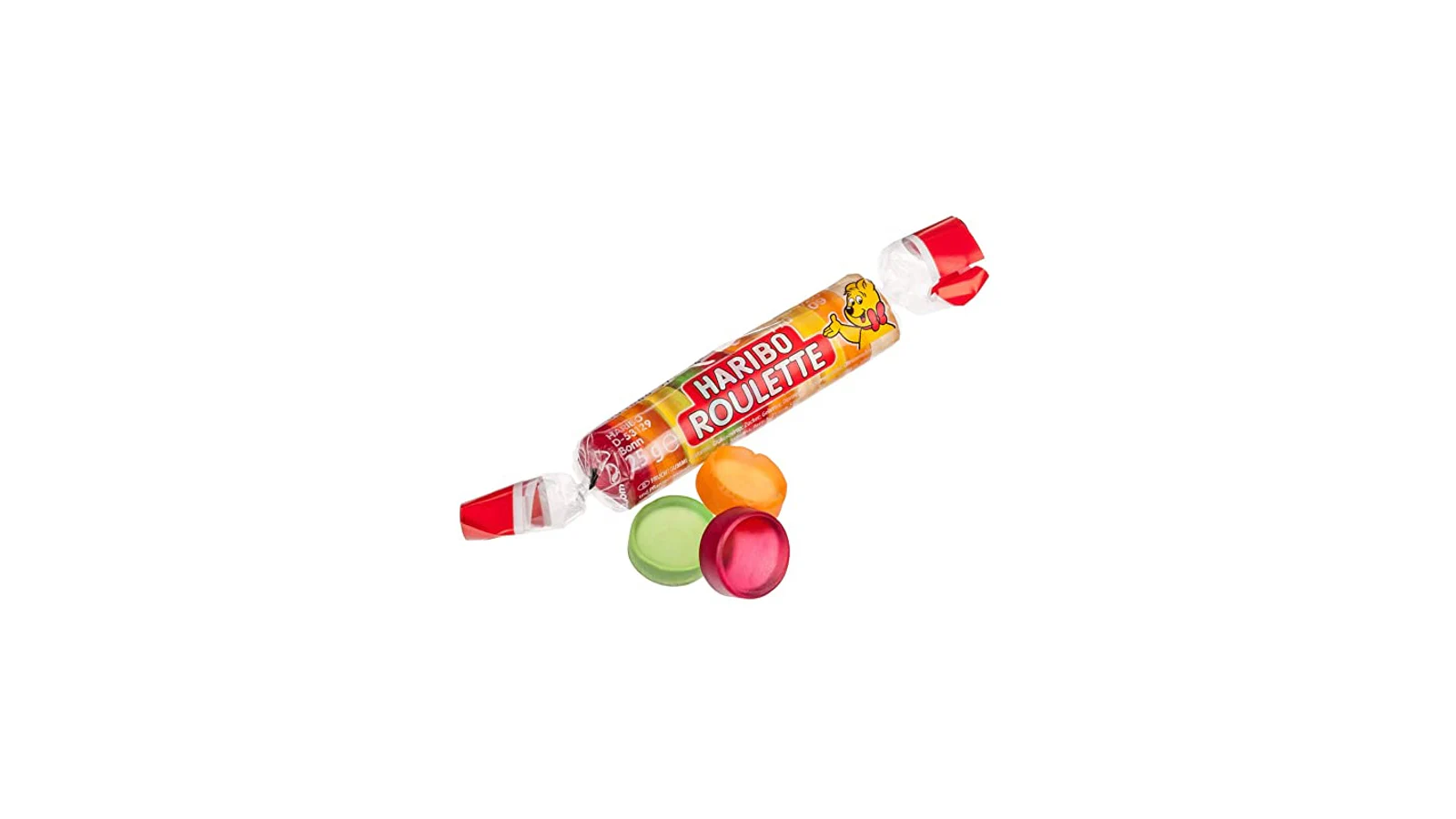 Gumene bombone HARIBO Roulette tutti frutti 25g - Cenoteka