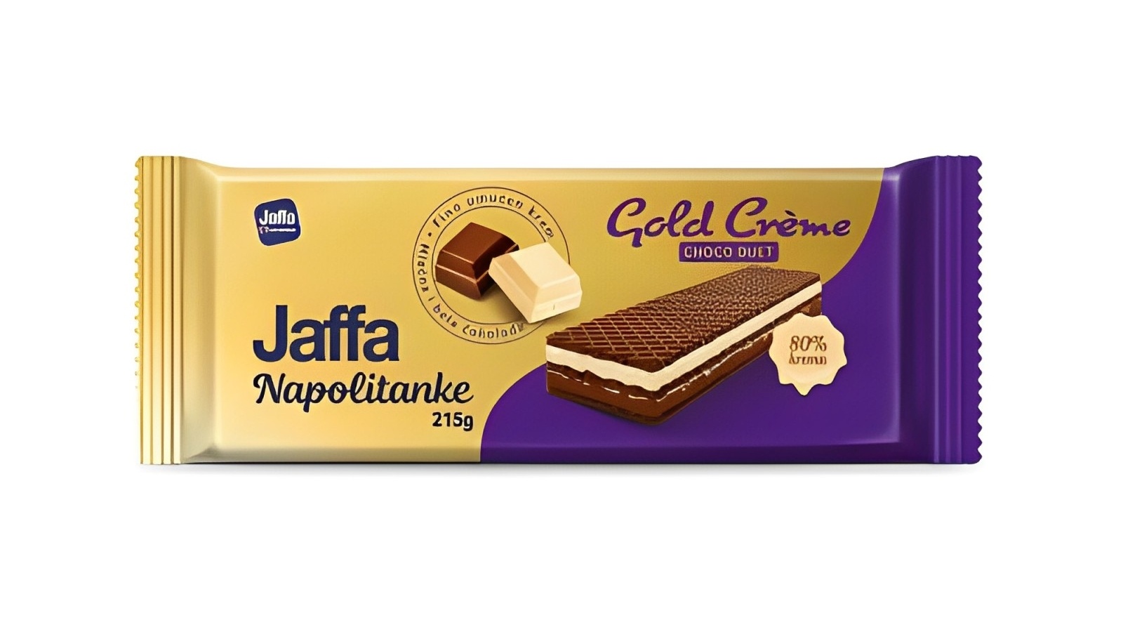 JAFFA napolitanke gold creme choco duet 215g - Cenoteka