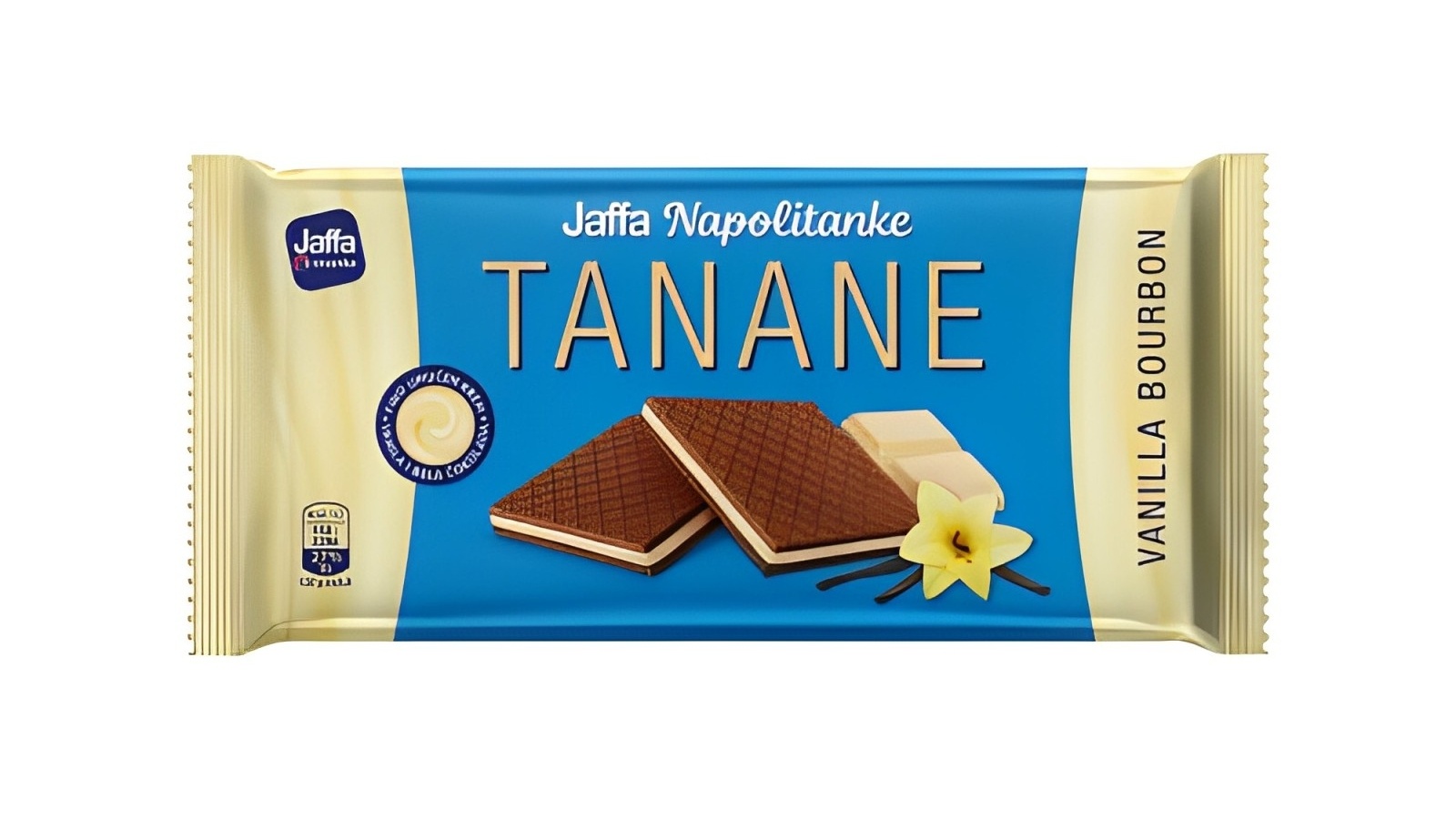Napolitanka JAFFA Tanane vanila bourbon 125g - Cenoteka