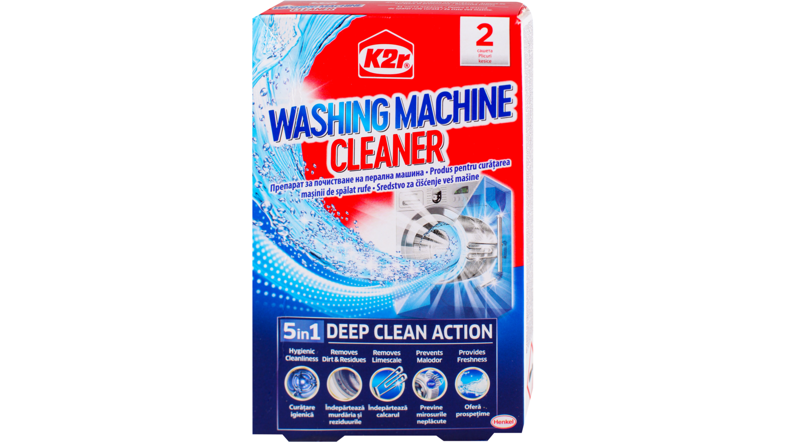 K2R sredstvo za čišćenje veš mašine 150g - Cenoteka