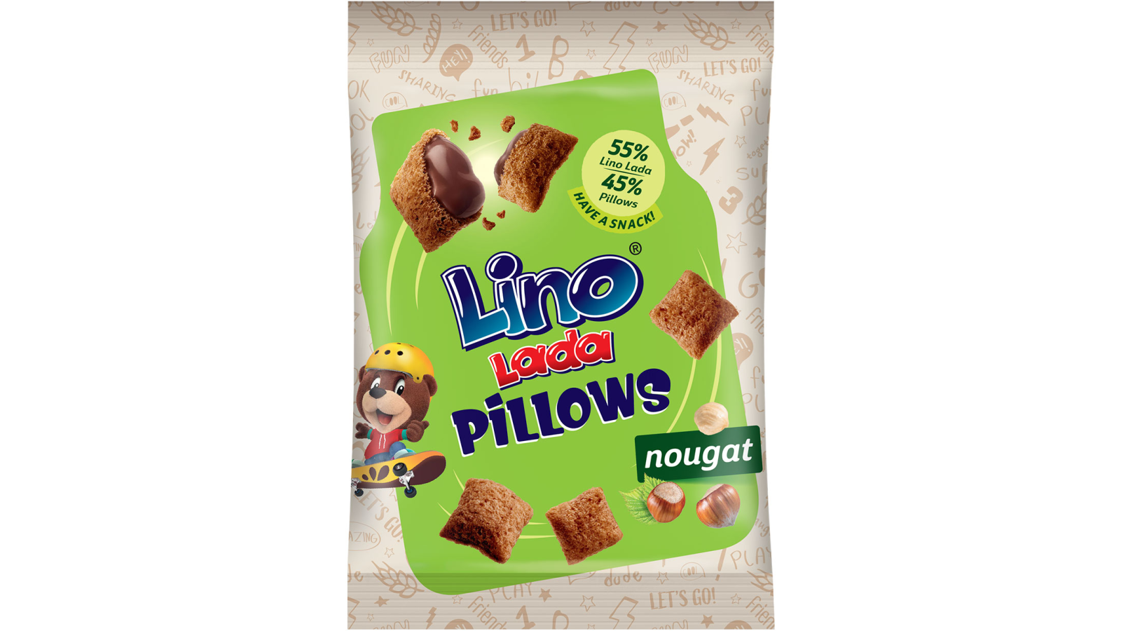 LINO lada pillows nougat 80g - Cenoteka