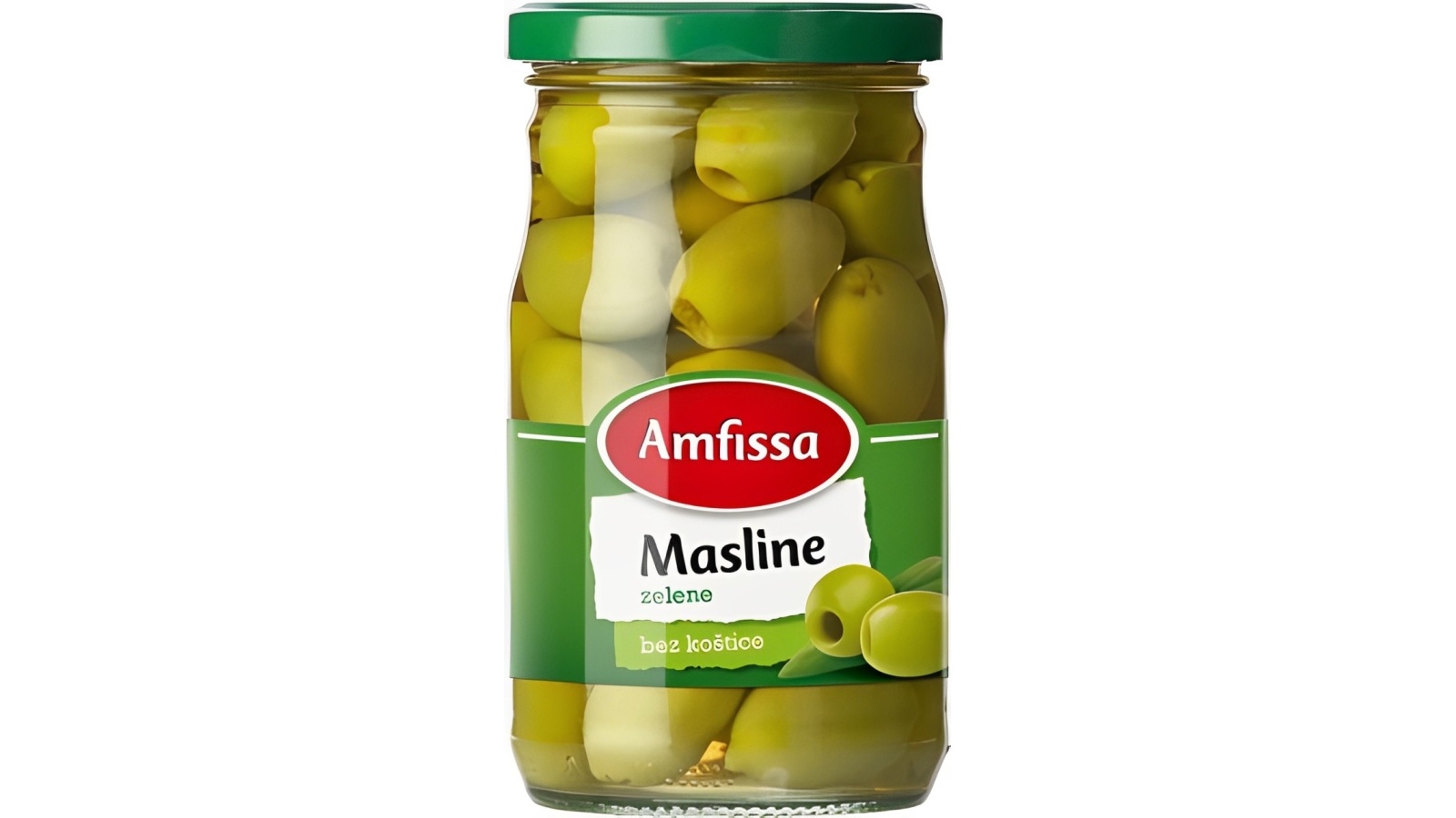AMFISSA masline zelene bez koštice 300g - Cene i Akcije