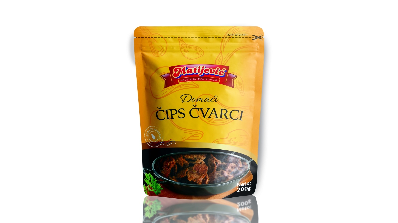 MATIJEVIĆ domaći čips čvarci 200g - Cene i Akcije
