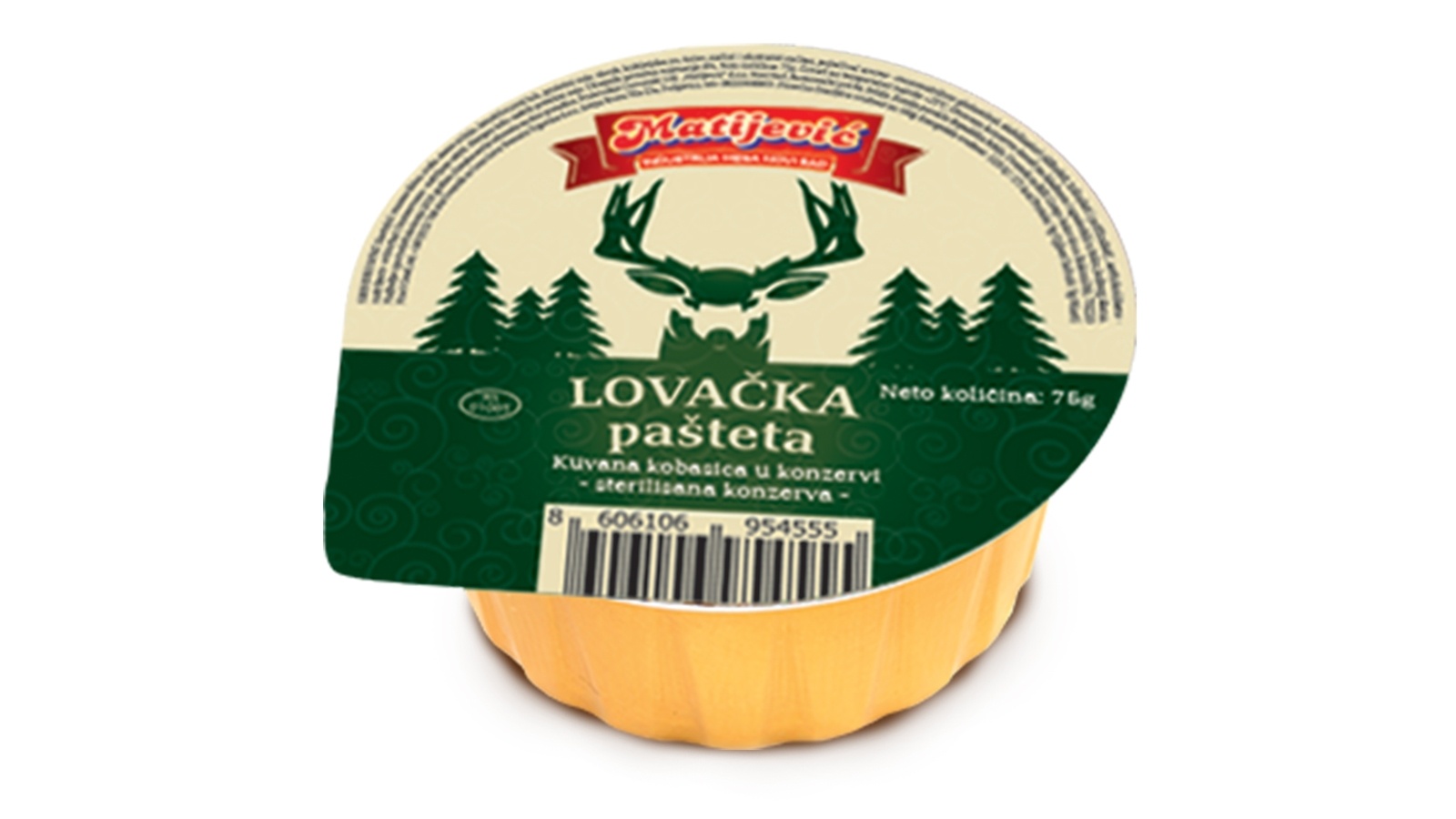 MATIJEVIĆ lovačka pašteta 75g - Cenoteka