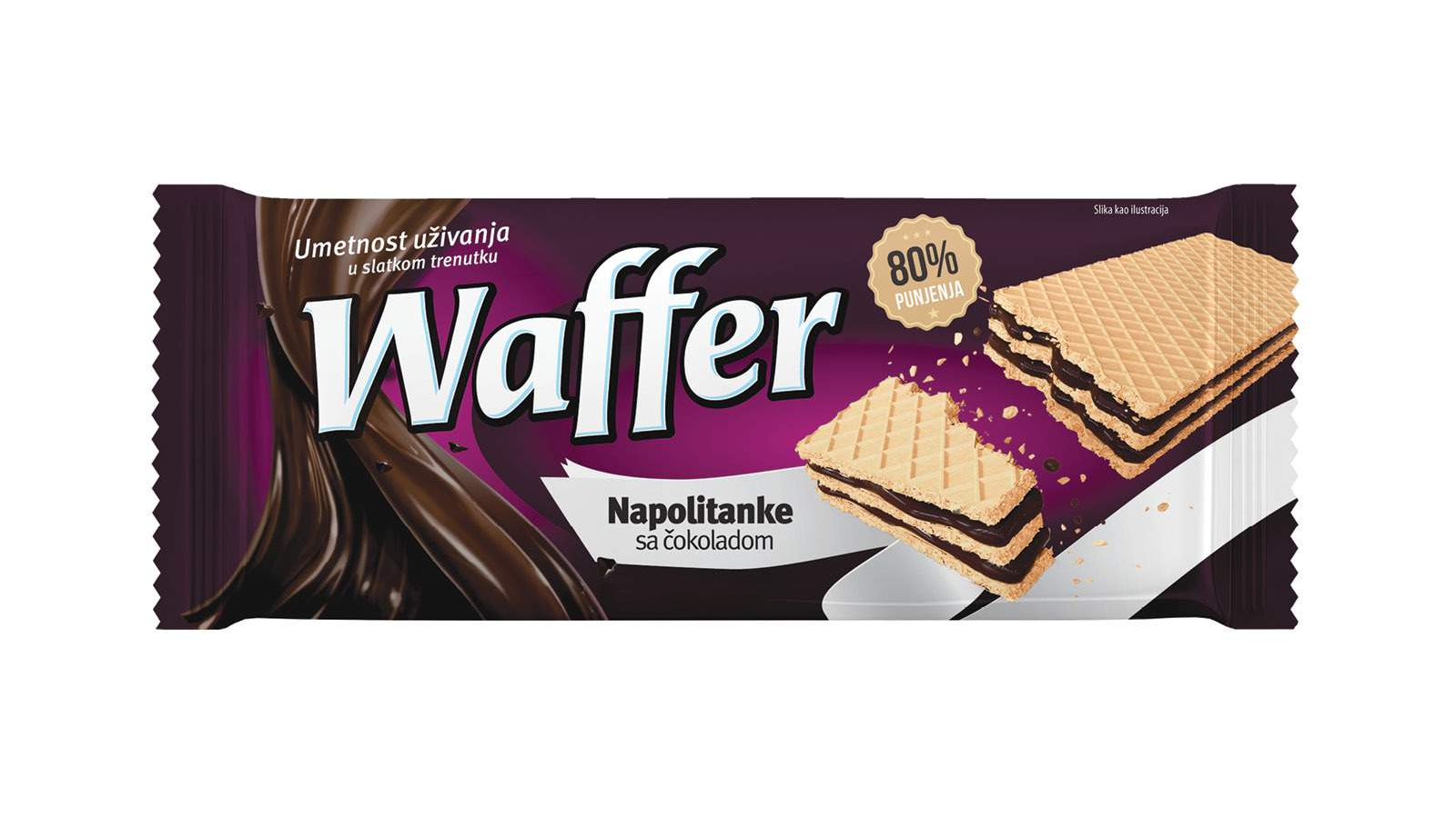 Napolitanke WAFFER čokolada 170g - Cenoteka