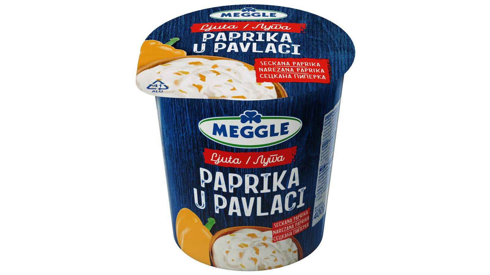 Paprika u pavlaci seckana ljuta MEGGLE 400g - Cenoteka