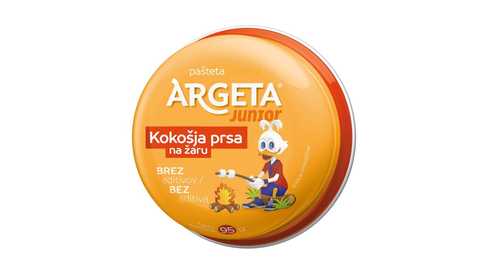 Pašteta ARGETA junior kokošija prsa na žaru 95g - Cenoteka