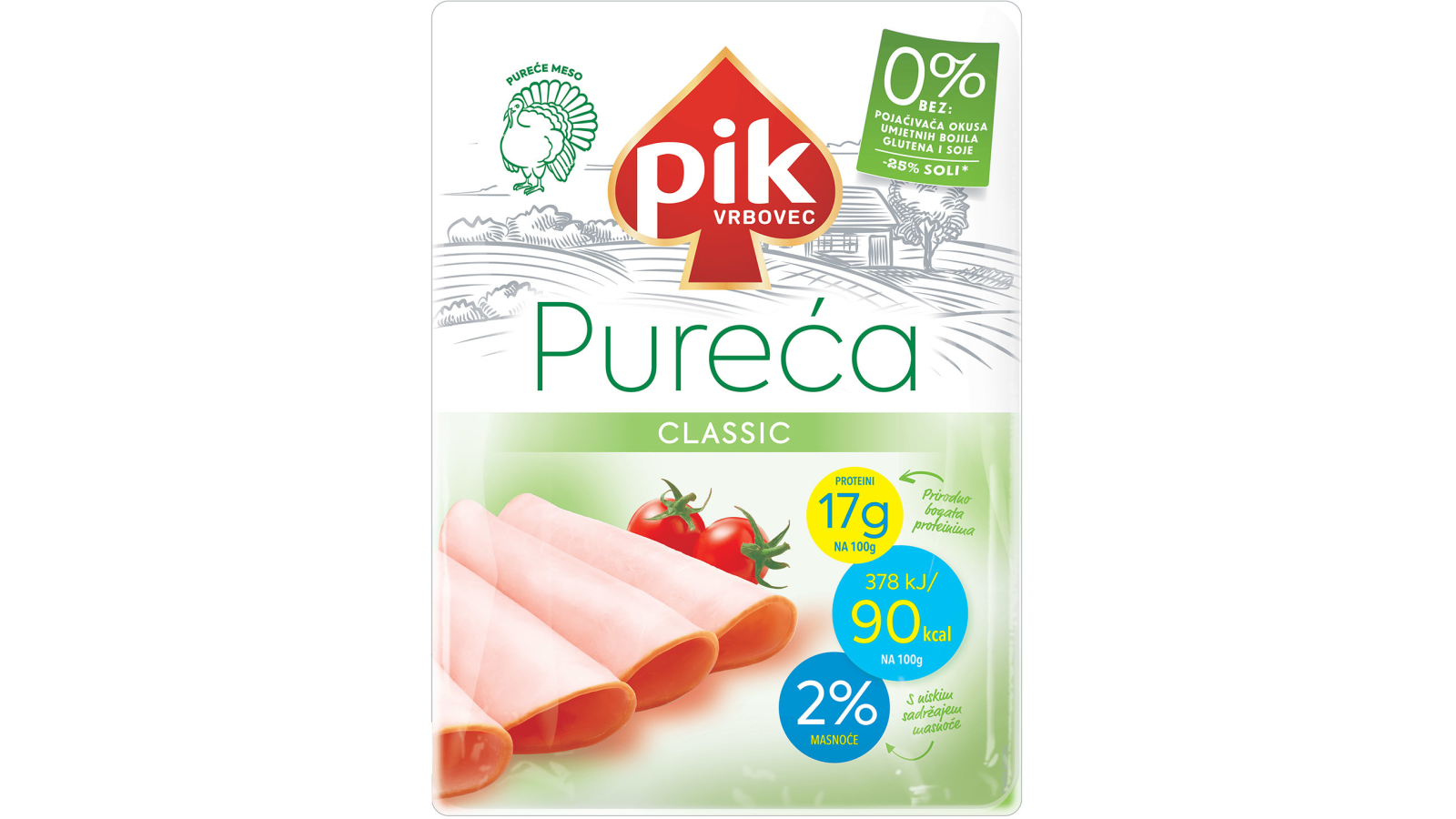 PIK ćureća prsa classic slajs 100g - Cenoteka